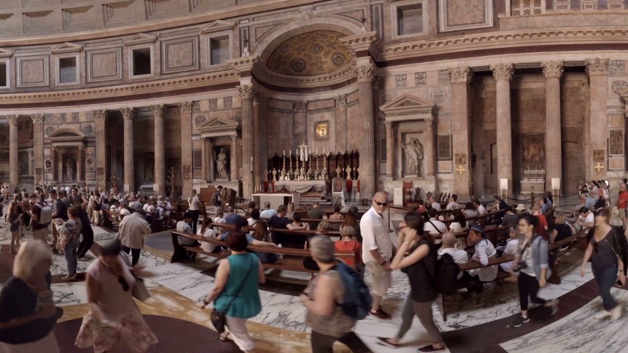360 video: Inside Pantheon, Rome, Italy - YouTube