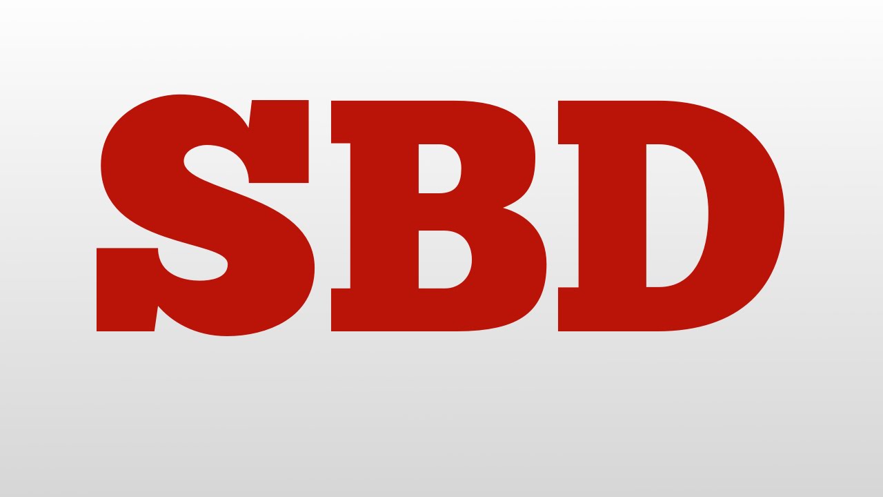 SBD meaning and pronunciation - YouTube