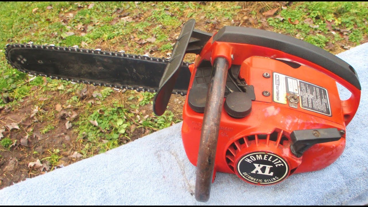 Homelite XL Vintage Good Running Chainsaw Vintage King Motor Sports ...