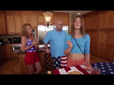 Family Strokes   Independence Day Partying With Step Sis!