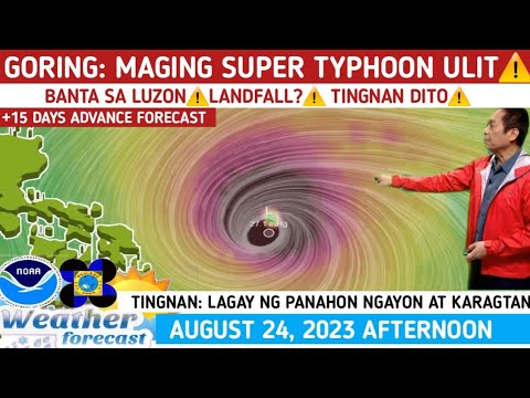 SUPER TYPHOON GORING PAGHANDAAN #LUZON⚠️ LANDFALL? TINGNAN⚠️ WEATHER ...