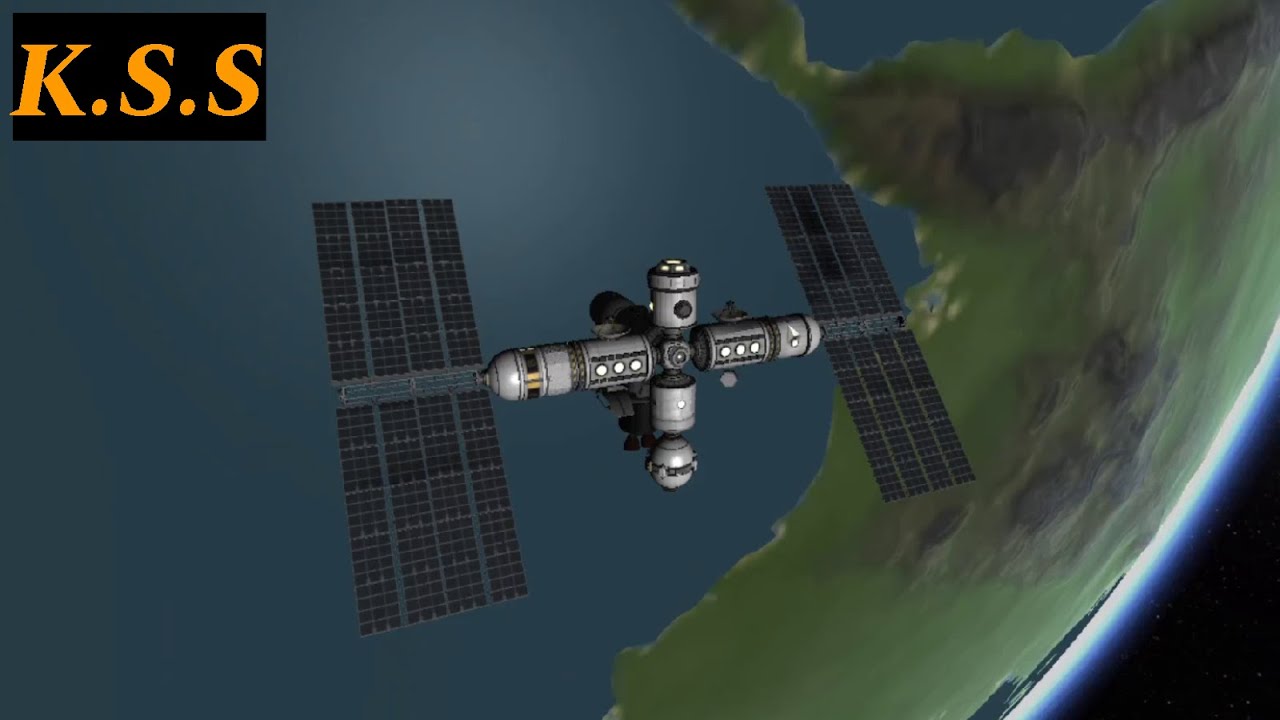 I made a space station in KSP - YouTube