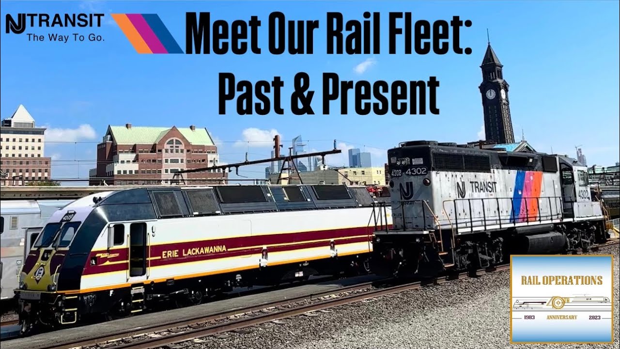 NJ Transit "Meet Our Rail Fleet: Past & Present" Hoboken 9/15/24 - YouTube