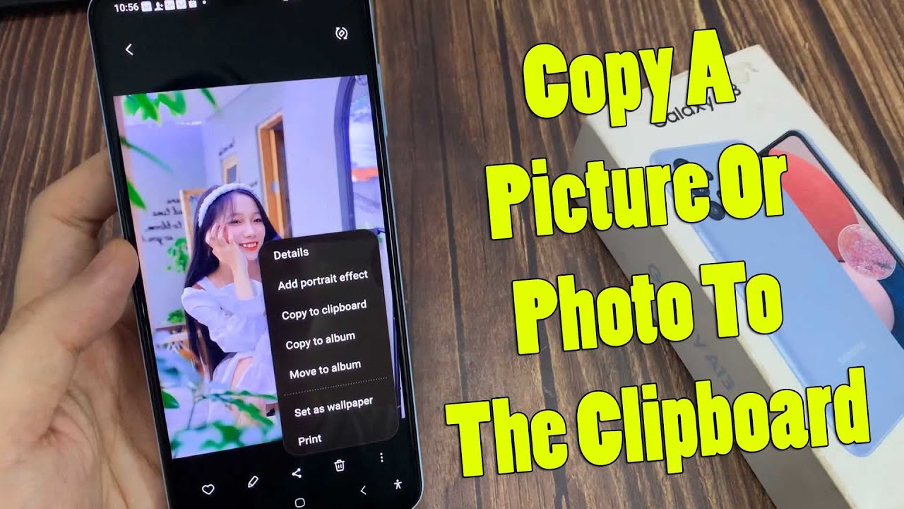 Samsung Galaxy A13: How to Set A Picture or Photo In Gallery As Lock ...