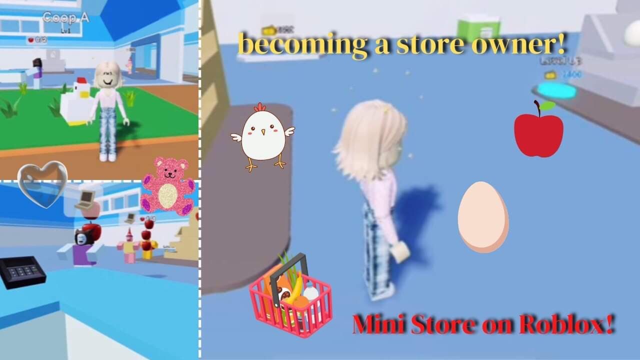 Becoming a store owner ! 🍎🥚🐔 // Playing Mini Store on Roblox! - YouTube