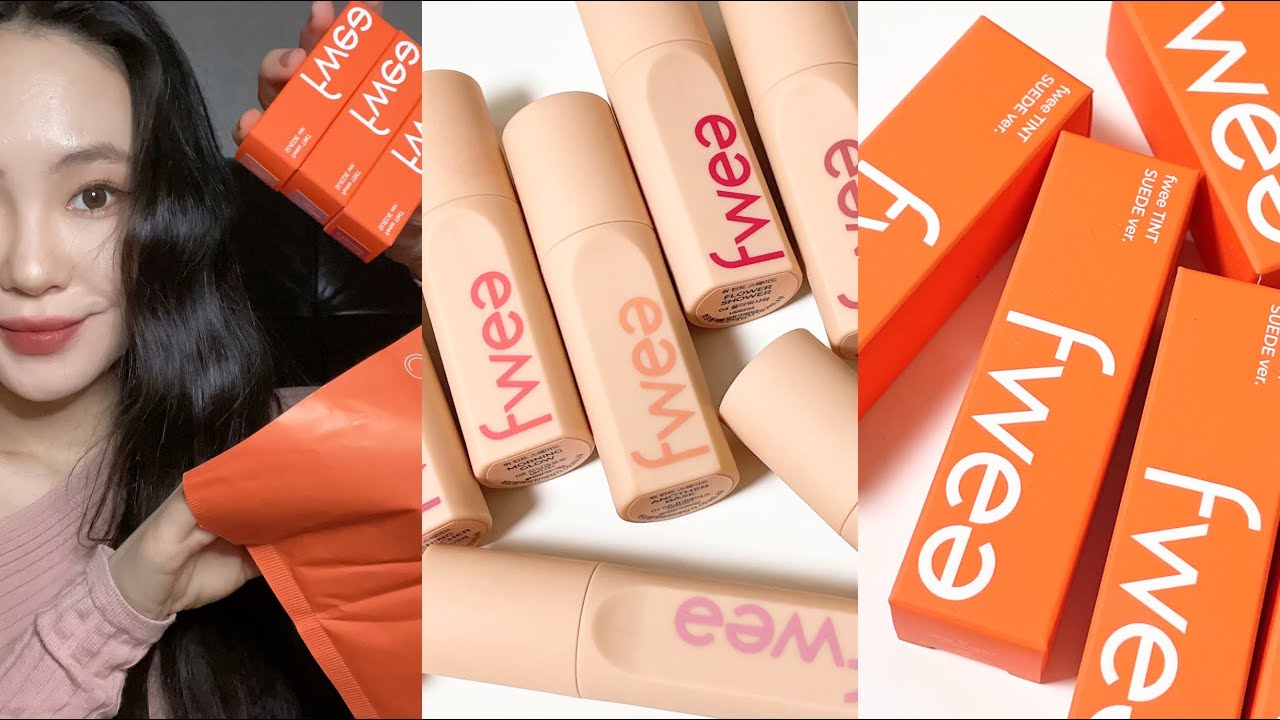 eng) 🧡색조맛집 Fwee🧡 퓌 틴트 스웨이드 전색상 리뷰! 🎁이벤트까지🎁 Fwee Tint Suede Review ...