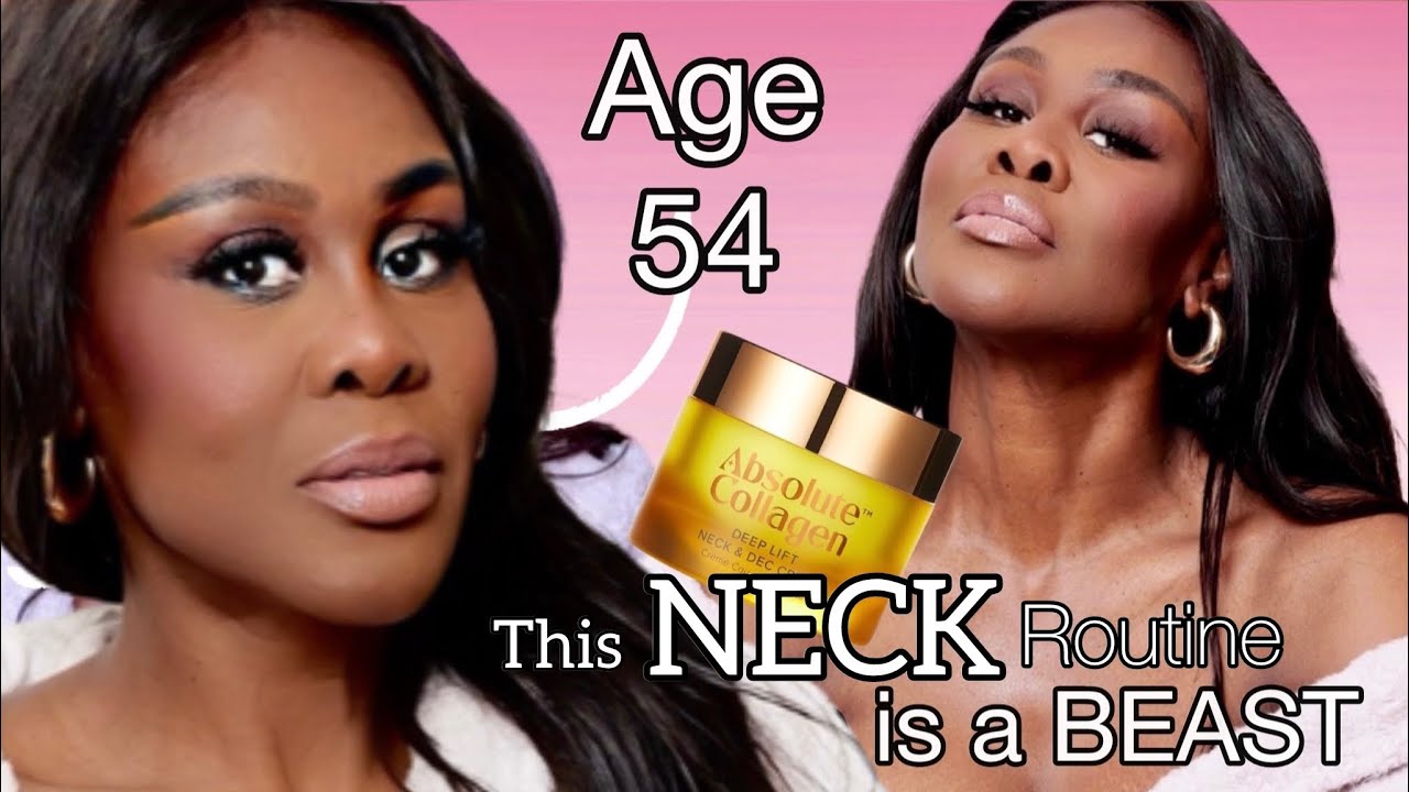 HOW TO MINIMIZE LINES ON YOUR NECK AT 54! BEING DOING THIS FOR 10 YEAR ...