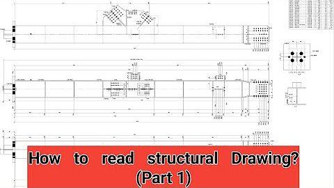 How to read structural drawing? - YouTube