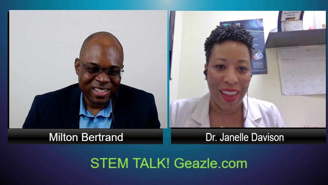 STEM Conversation Milton Bertrand and Dr. Janelle Davison, OD - YouTube