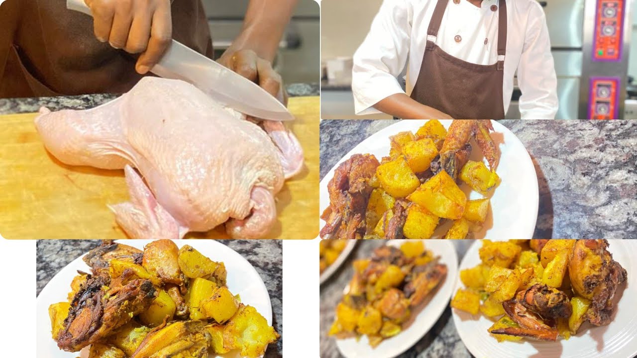 Chef Moses atweretse uko yotsa inkoko irimo ibirayi mwifuru how to make ...