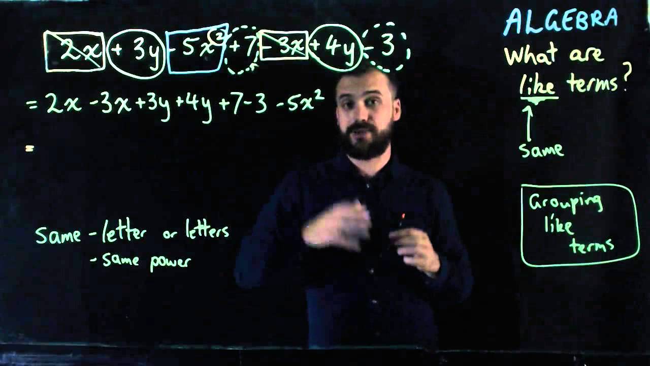 Algebra What Are Like Terms YouTube algebra-what-are-like-terms-youtube