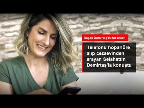 Başak Demirtaş, cezaevinden arayan Selahattin Demirtaş ile kameralar önünde konuştu. Haber