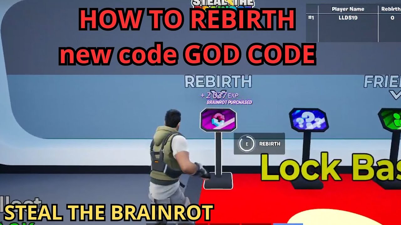 STEAL THE BRAINROT MAP FORTNITE CREATIVE - How to find new code GOD CODE BRAINROT and rebirth ...