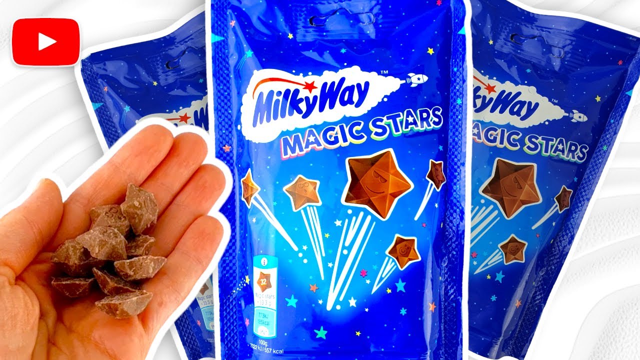 MilkyWay Magic Stars | Milk Chocolate Stars | ASMR Presentation ...