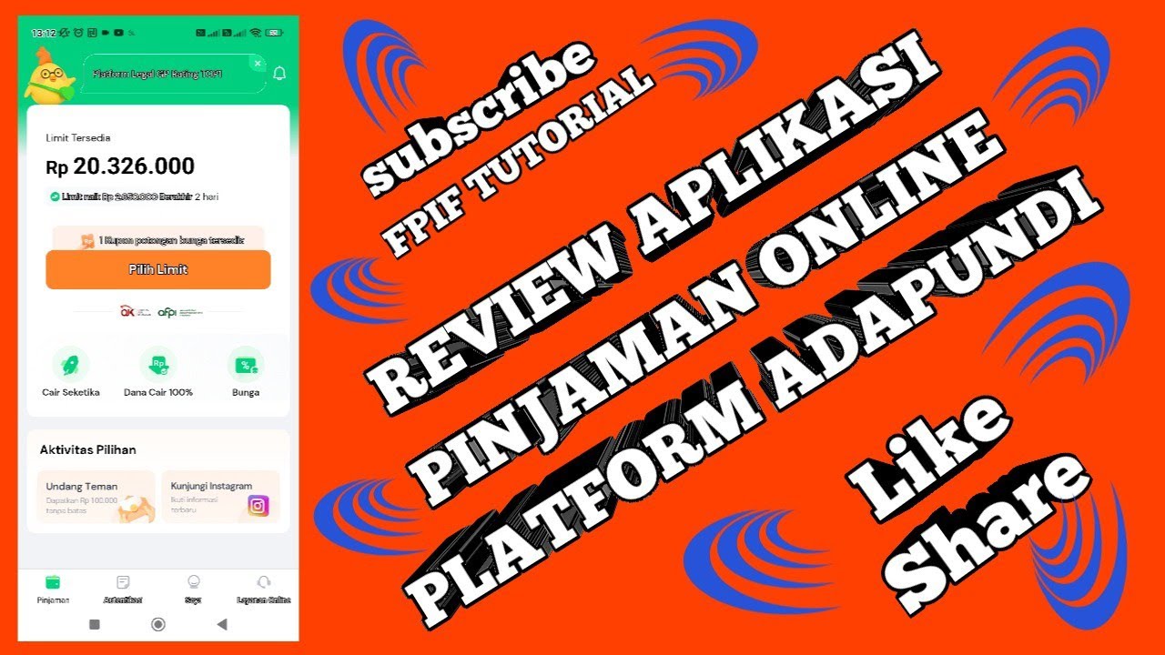 REVIEW APLIKASI PINJAMAN ONLINE ADAPUNDI - YouTube