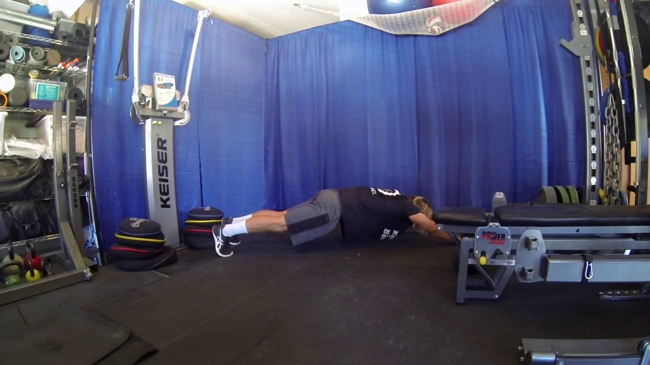 Prone Hand Plank Walk Out; Edit - YouTube