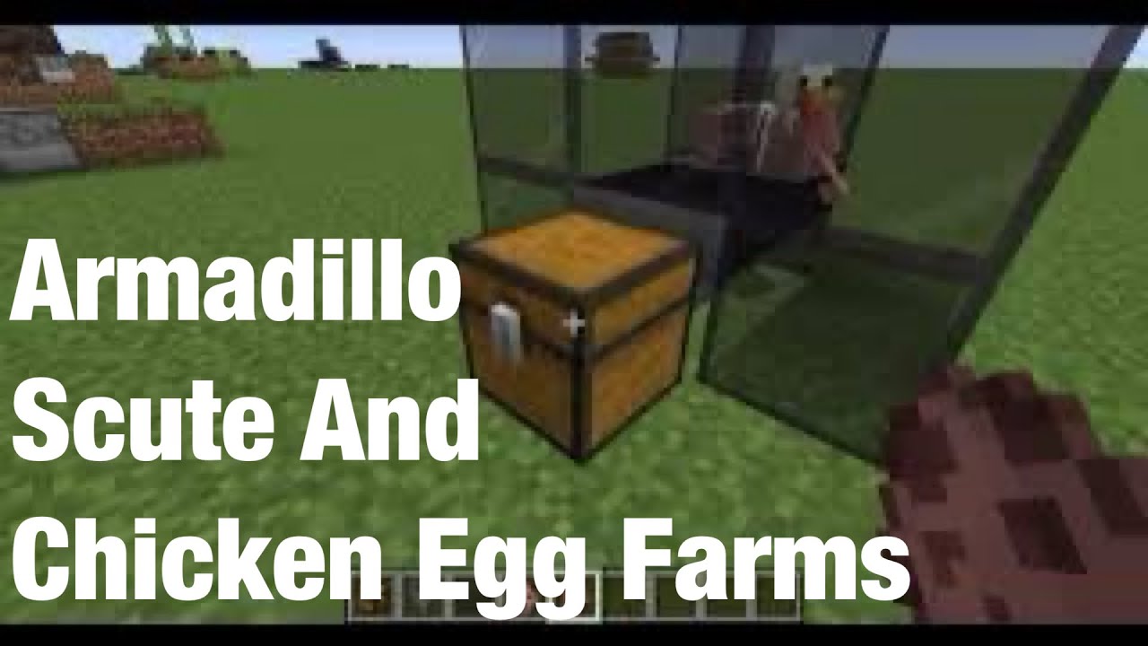 How to Minecraft, Chicken Egg and Armadillo Scute farms - YouTube
