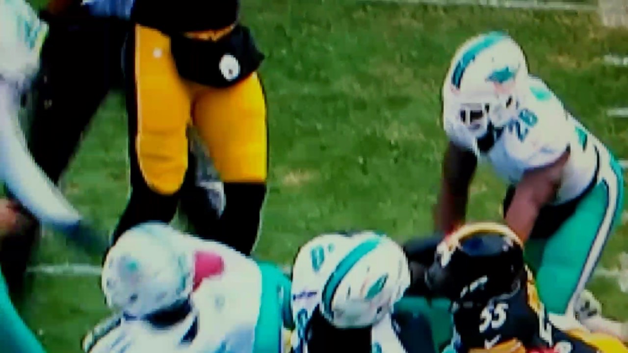 NFL Fight break out doing Miami in Pittsburgh Steelers game - YouTube