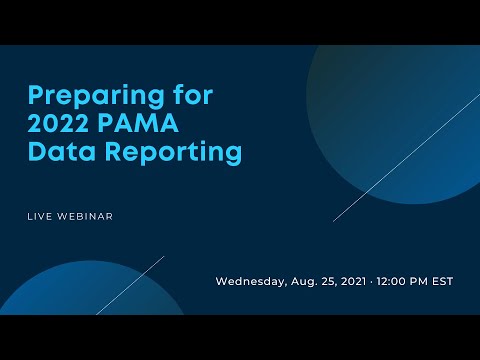 Preparing for PAMA Data Reporting - YouTube
