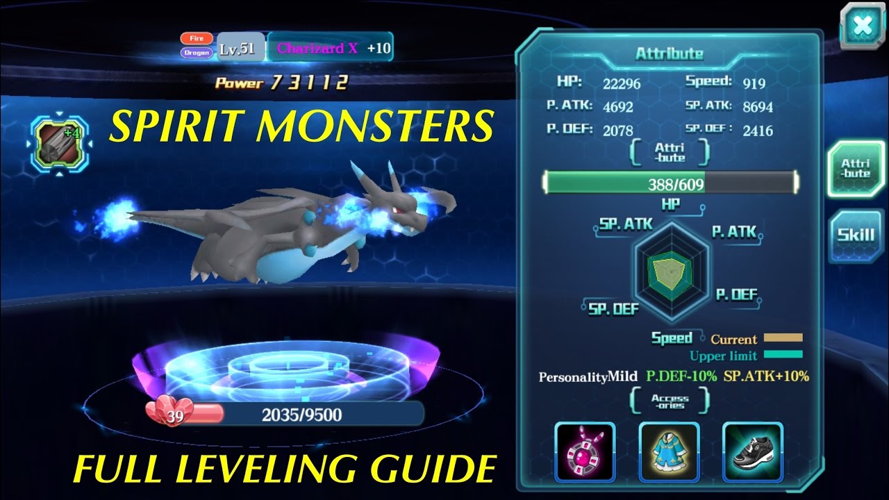 Spirit Monsters - Monster Leveling Guide (HD) - YouTube