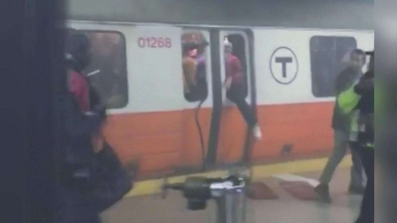 Subway passengers break windows to flee smoke-filled train in Boston ...
