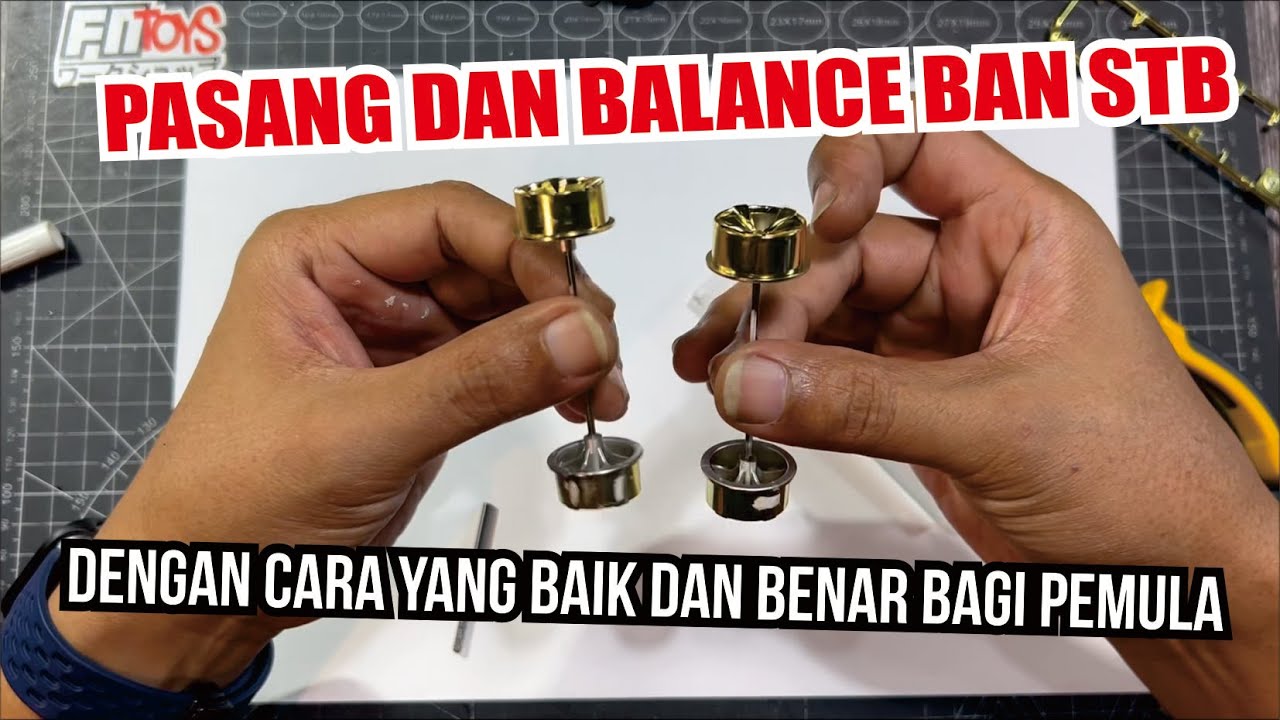 Tutorial Pasang dan Balance Ban STB Tamiya Mini4WD - YouTube