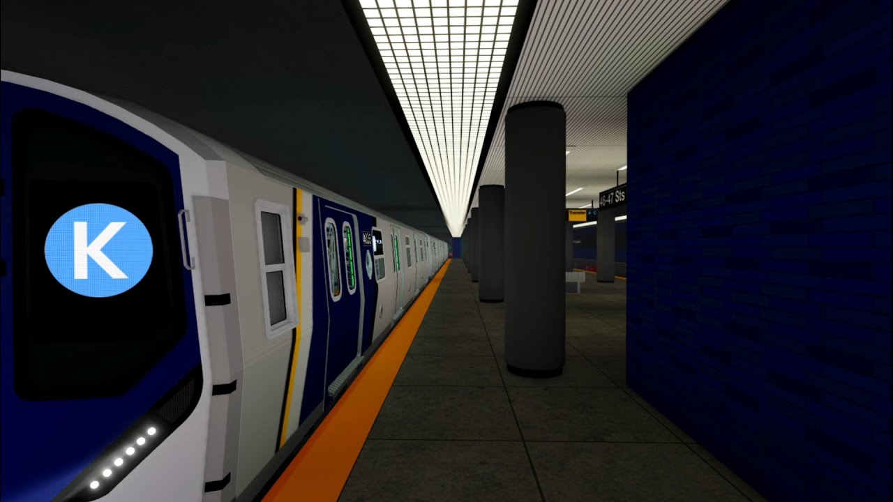 Roblox PTA| Union Turnpike Bound R211T K Train @47 Street-LaGuardia ...