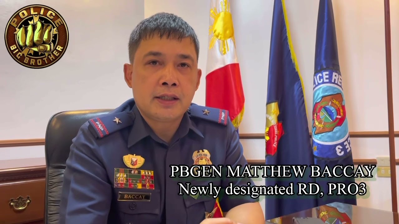 DIREKTIBA NG BAGONG PRO3 REGIONAL DIRECTOR NA SI PBGEN MATTHEW BACCAY ...
