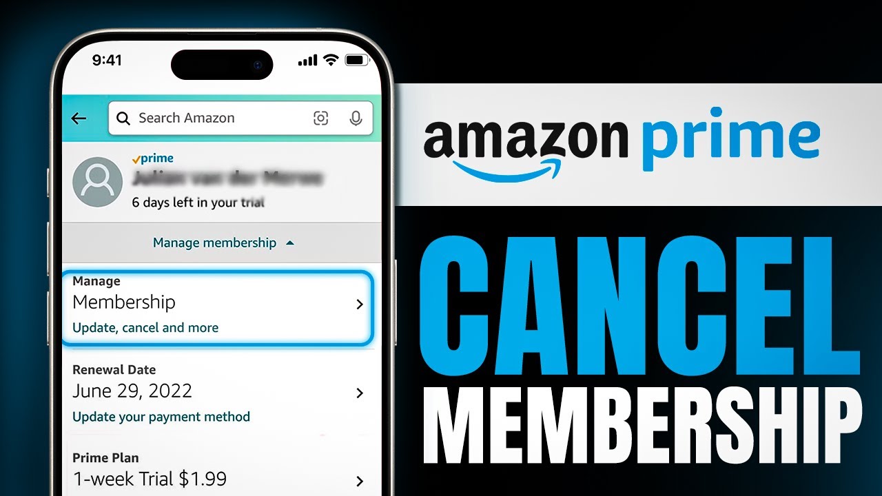 How to Cancel Amazon Prime Membership (Easy Steps!) - YouTube
