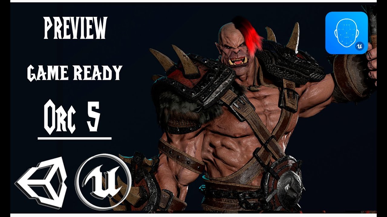 PREVIEW GAME READY 3D Character orc 5 - YouTube