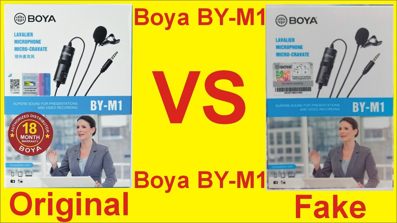Boya M1 Original vs Fake | Boya M1 Copy vs Original | Boya M1 Copy ...