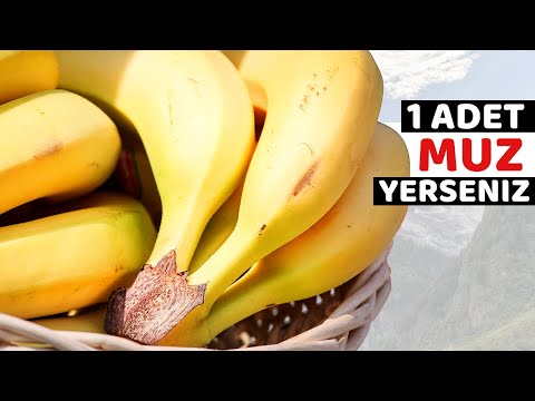 Günde 1 Tane Muz Vücudunuza Bunları Yapıyor | Muzun Faydaları Ve Zararları Nelerdir?