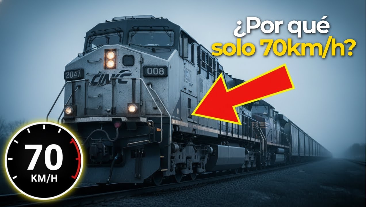 La verdad sobre la velocidad REAL de los trenes de carga #ingenieria # ...