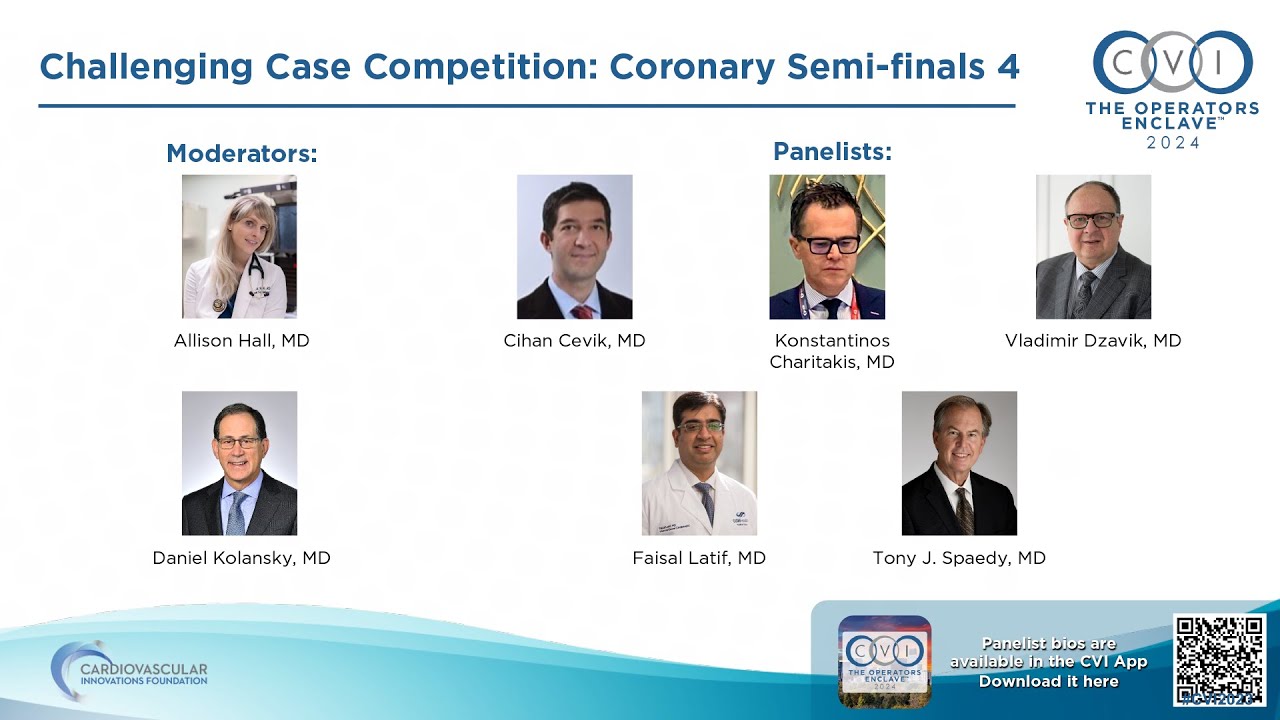Challenging Case Competition - Coronary Semifinals 4 - CVI 2024 - YouTube