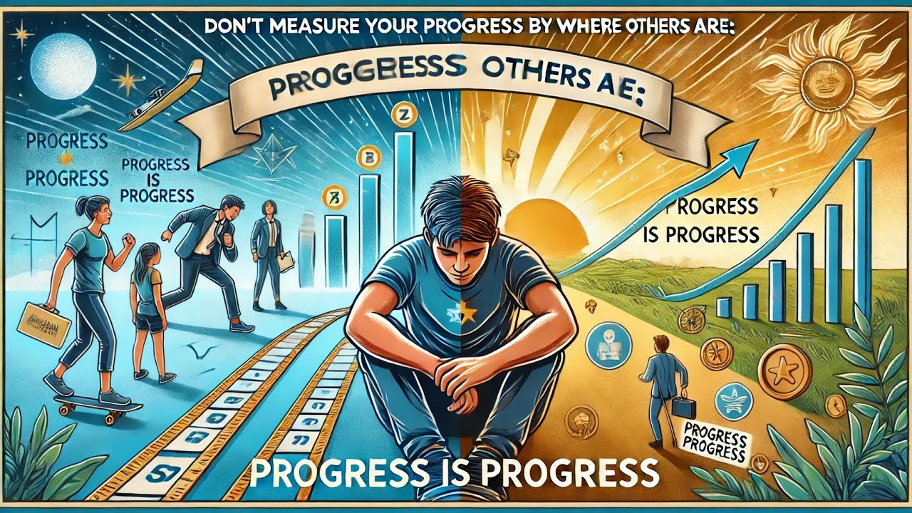 Don’t measure your progress by where others are; Progress is Progress ...