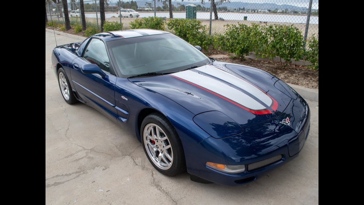 SOLD 2004 Corvette Z06 Commemorative Edition, Lemans Blue & 5k Miles ...