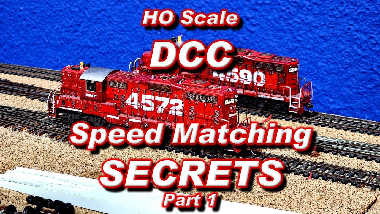 DCC Speed Matching Secrets Part 1 - YouTube
