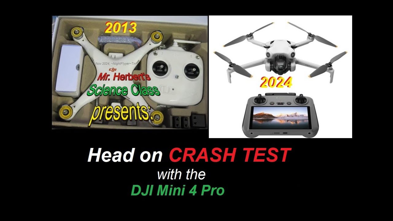 DJI Mini 4 Pro Head On Crash avoidance Test. What could go wrong? - YouTube