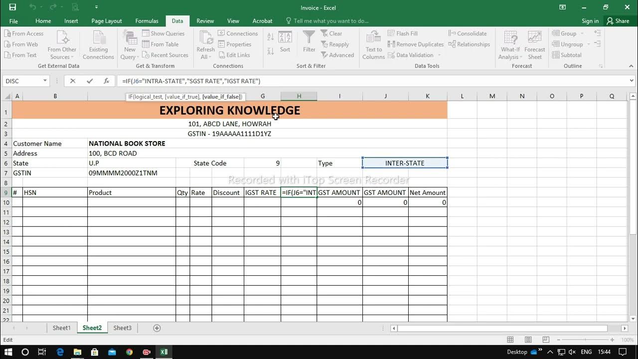 MULTI RATE GST INVOICE FULLY AUTOMATIC GST INVOICE Data Validation multi-rate-gst-invoice-fully-automatic-gst-invoice-data-validation
