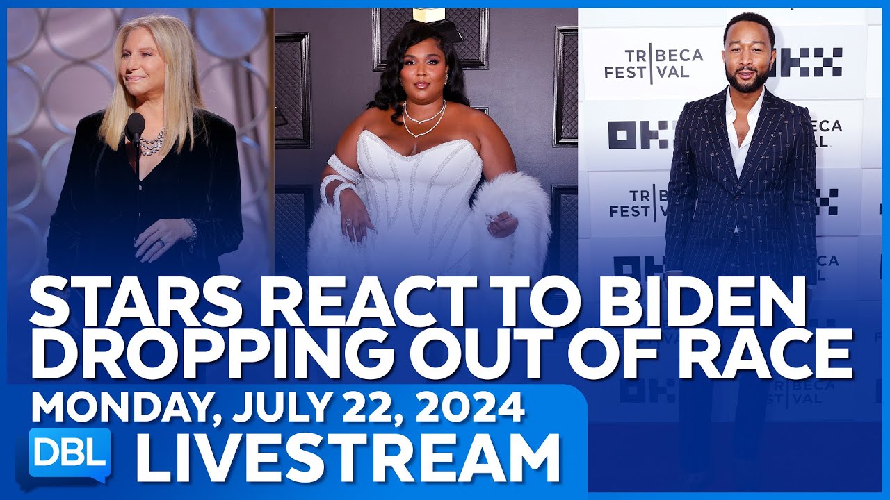 Stars React To Biden Dropping Out Of Race - YouTube