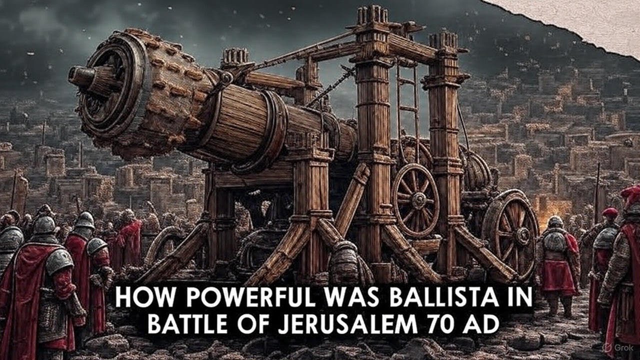 How Powerful Was the Ballista in the Battle of Jerusalem 70 AD? | Rome ...