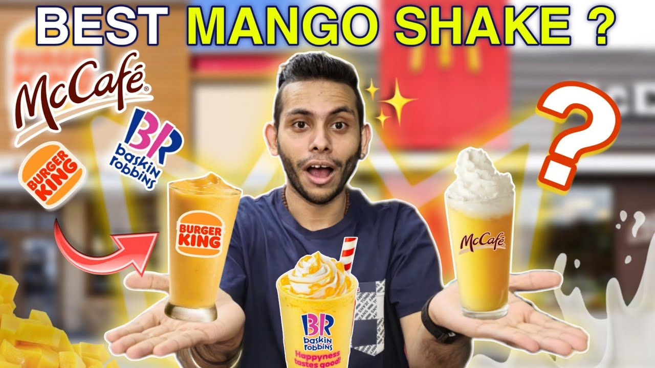 BK Cafe vs Mc Cafe Mango Shake | Burger King Mango Shake vs Mc Donalds ...