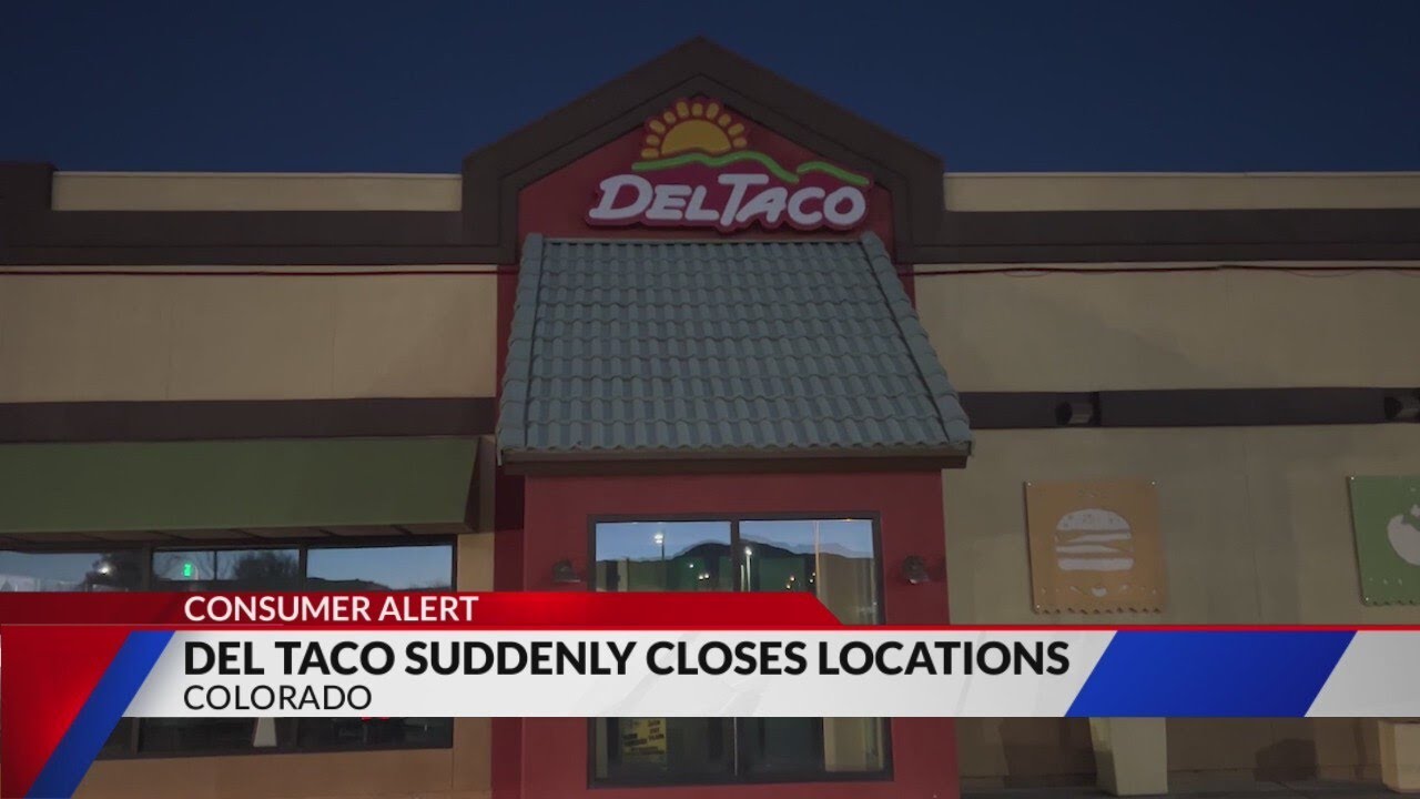 Del Taco suddenly closes Colorado locations - YouTube