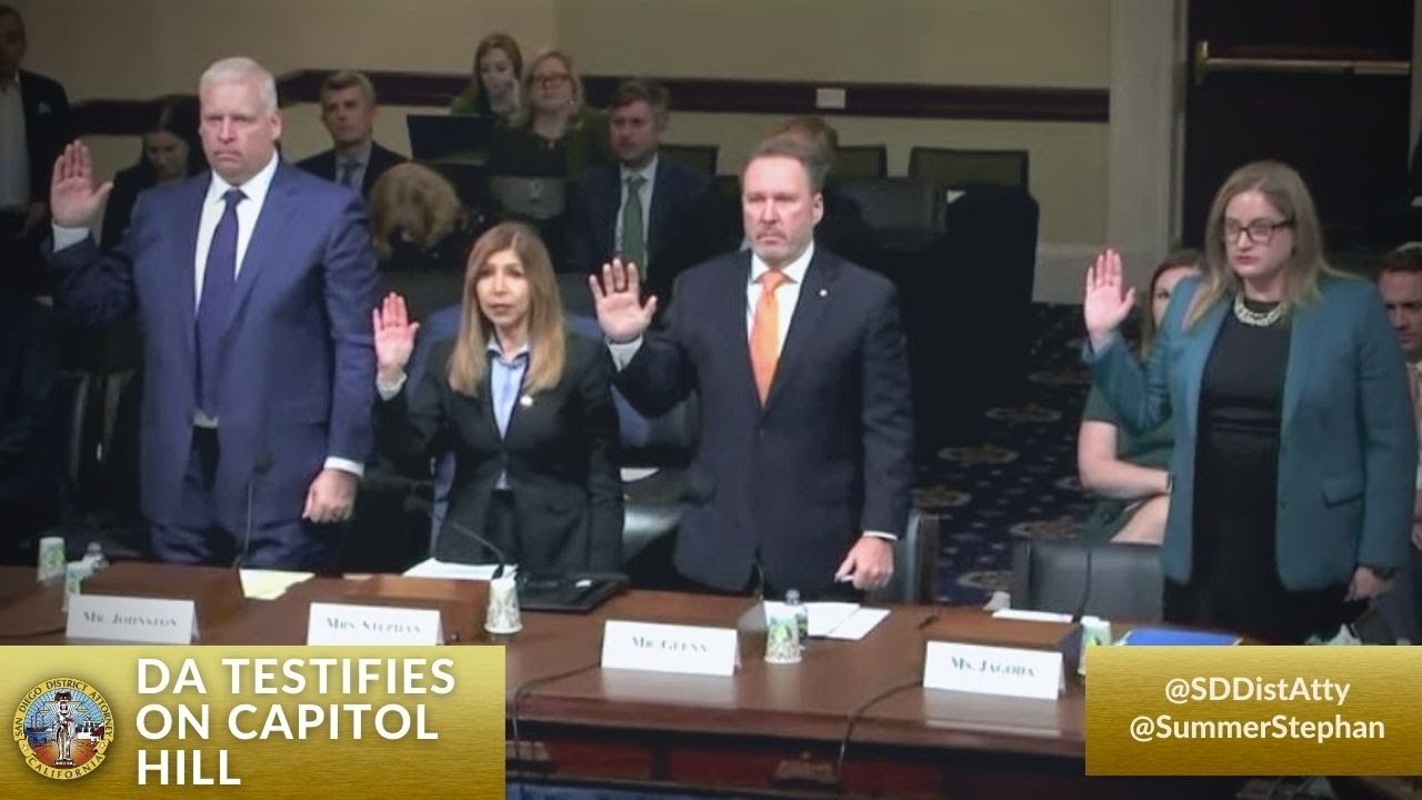 DA Testifies Before Congressional Committee - YouTube