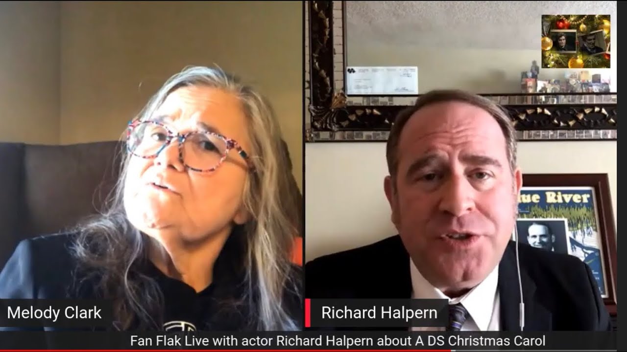 Fan Flak Live with actor Richard Halpern on Christmas Carol with Dark ...