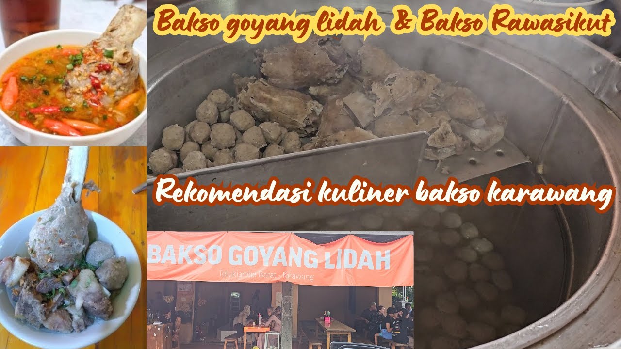 Kuliner bakso urat dan iga di karawang bakso kober (kobak biru) & bakso ...