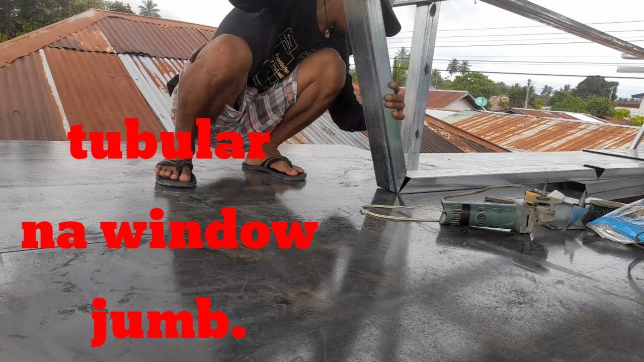 making window jumb made of tubular - YouTube