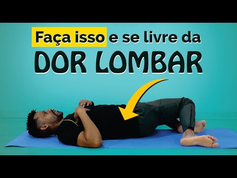 EXERCÍCIOS P/ DOR LOMBAR - Ideal p/ problemas de hérnias e ciático ...