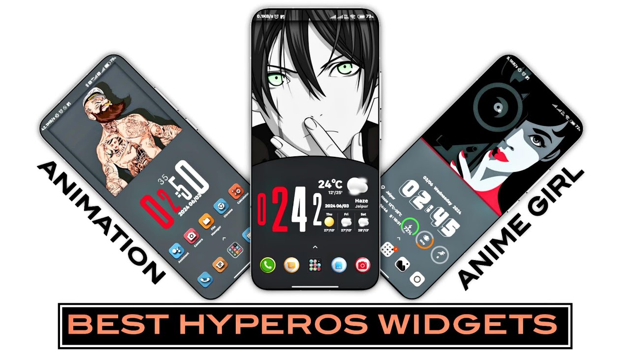 Xiaomi Hyper Top 3 Super Widget For Miui13/14 Widget Animation & Change ...