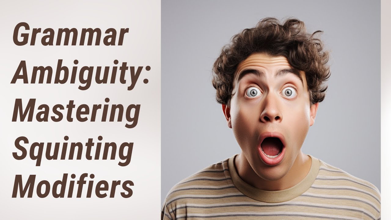 Squint No More: Mastering Squinting Modifiers - YouTube